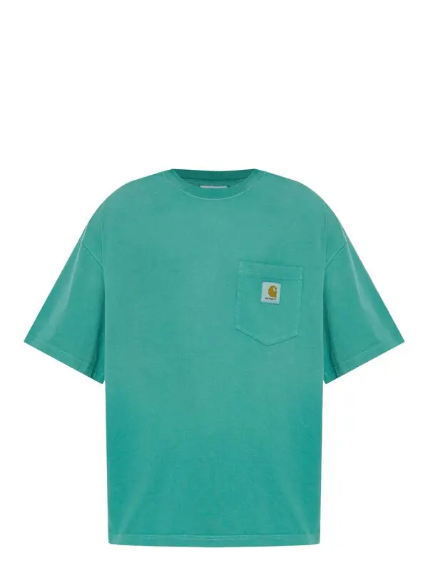 Carhartt Work In Progress T-shirt With Logo - Green