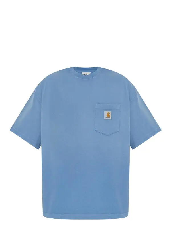 Carhartt Work In Progress T-shirt With Logo - Blue