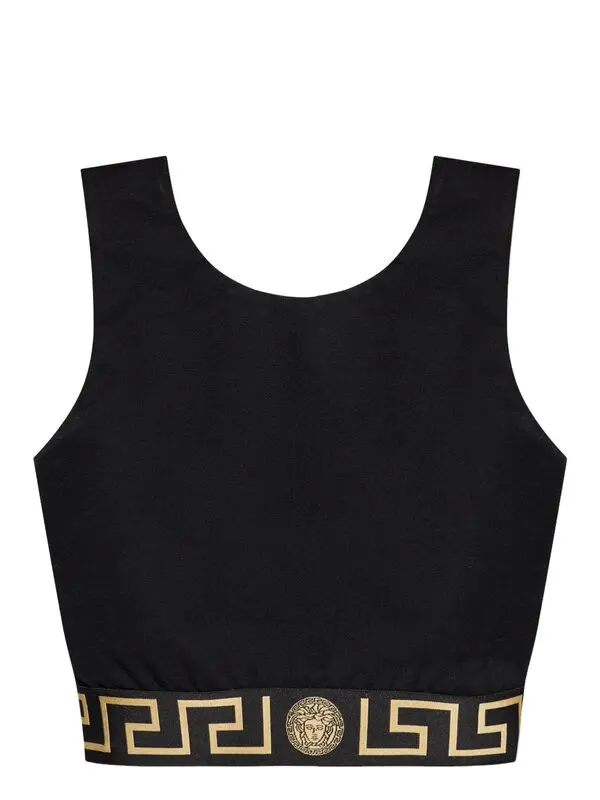 Versace Logo Top - Black