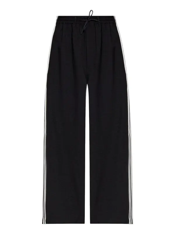 Y3 Oversized Logo Trousers - Black