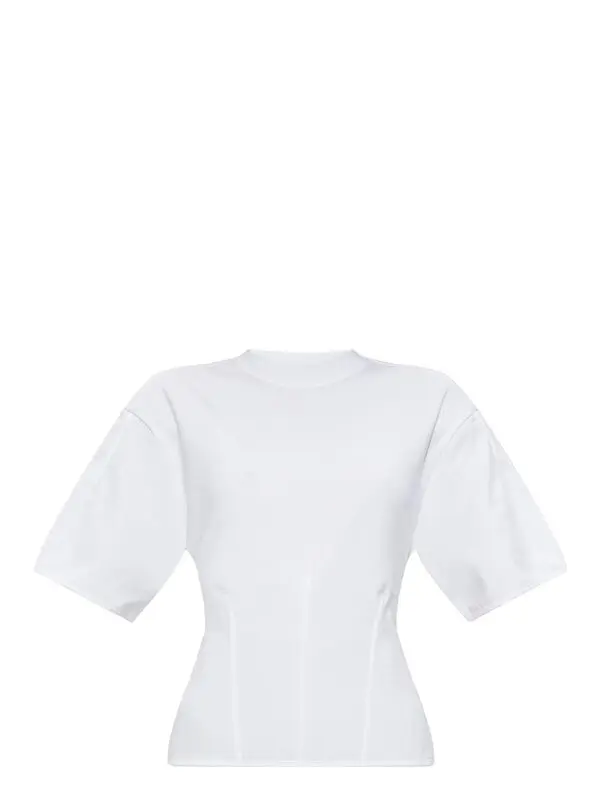 Alexander McQueen Crew Neck T-shirt - White