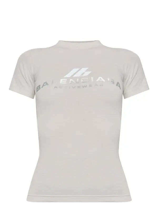 Balenciaga Logo Sports T-shirt - Grey