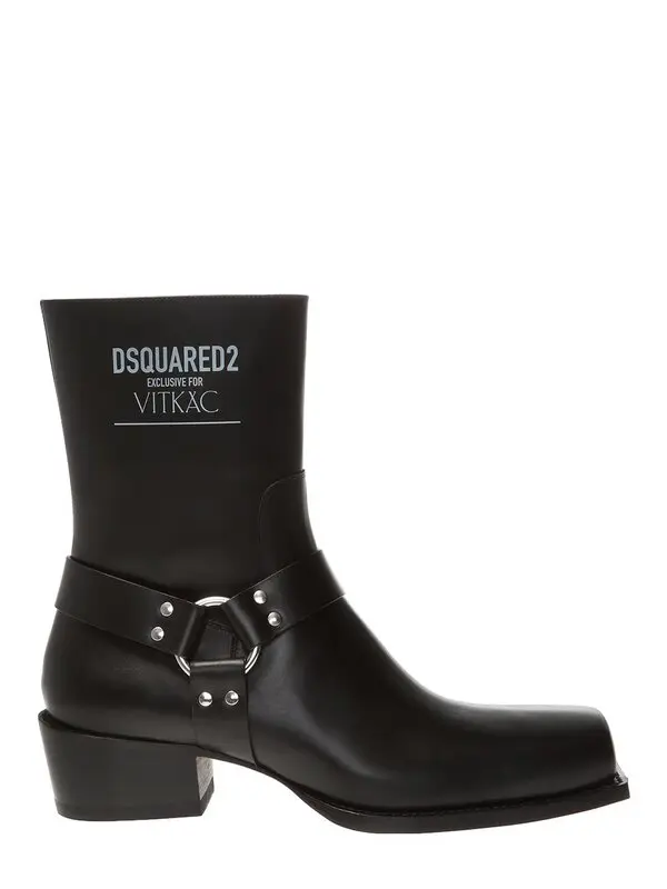 Dsquared2 X Exclusive Ankle Boots - Black
