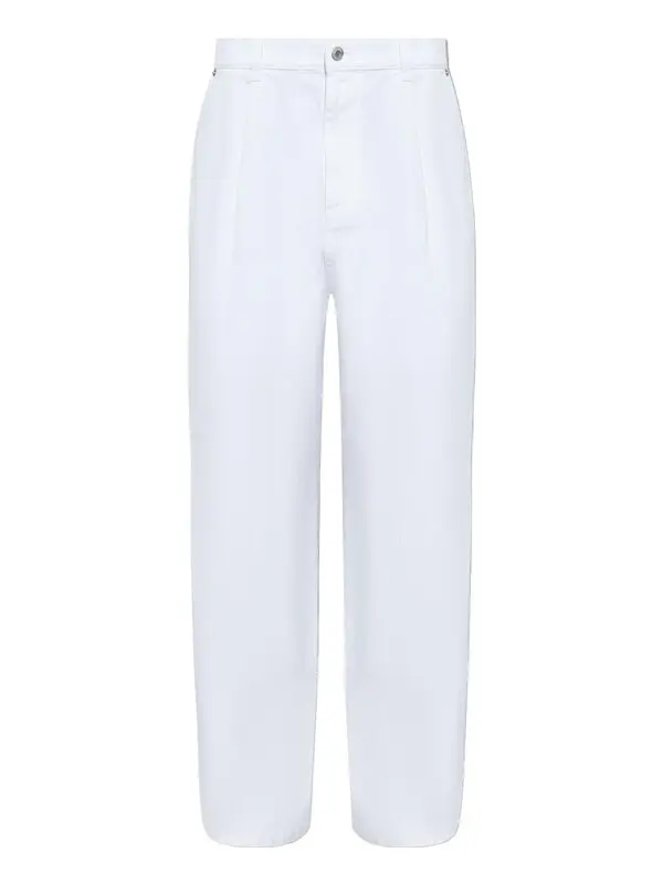 Moschino Logo Jeans - White
