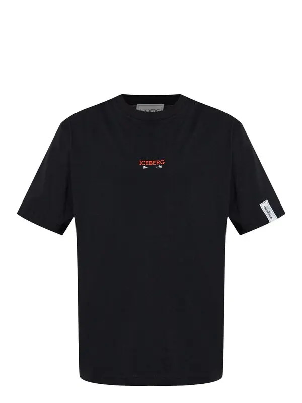 Iceberg T-shirt With Print - Black