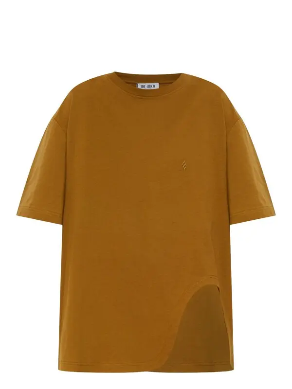 Attico Logo T-shirt - Brown