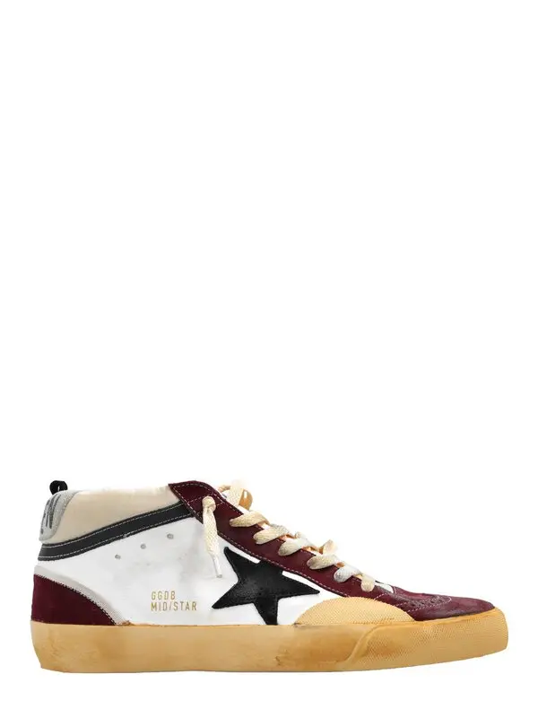 Golden Goose Mid Star High-top Sneakers - White
