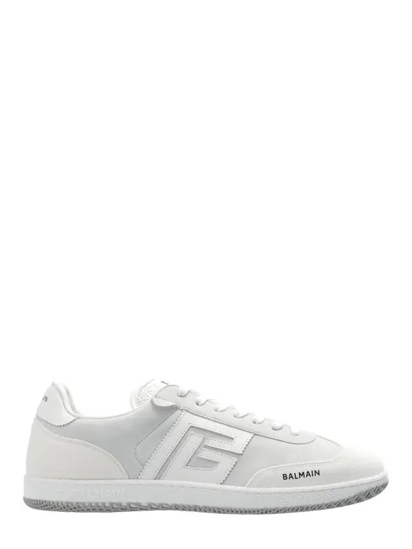 Balmain Low Top Lace Sneakers - White