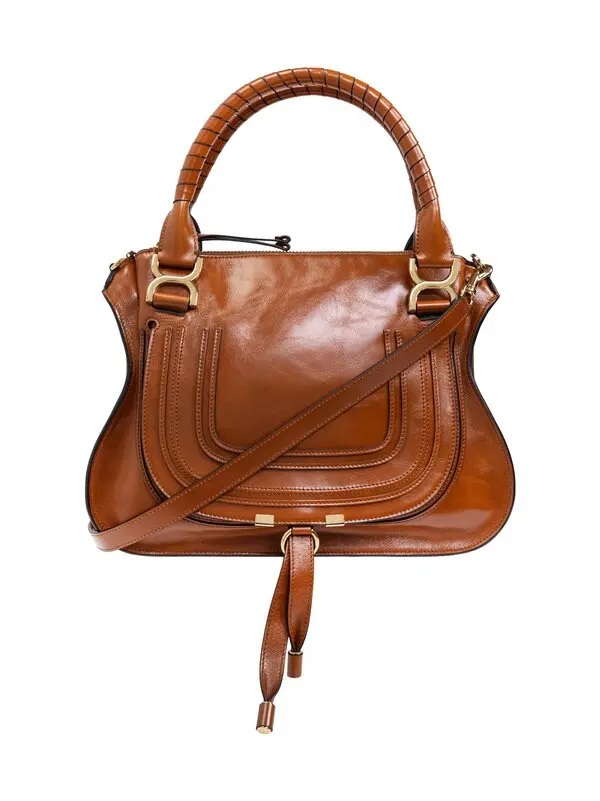 Chloé Marcie Medium Shoulder Bag - Brown