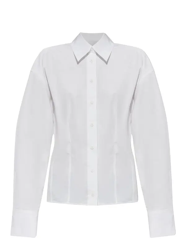 Attico Pleated Shirt - White