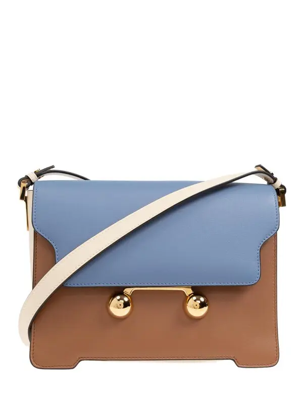Marni Trunkaroo Medium Shoulder Bag - Blue