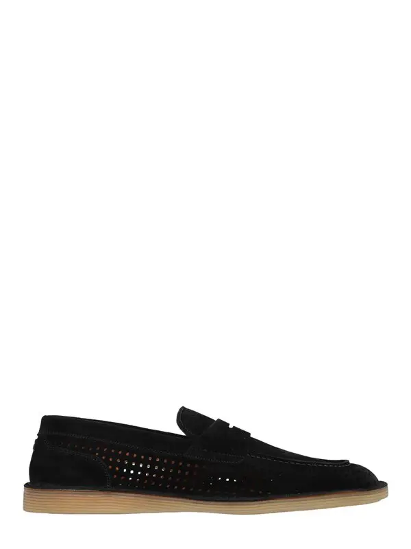 Dolce & Gabbana Suede Loafers - Black