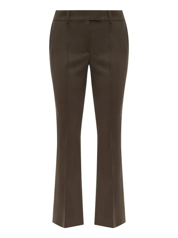 Attico Wool Tailored Trousers - Brown