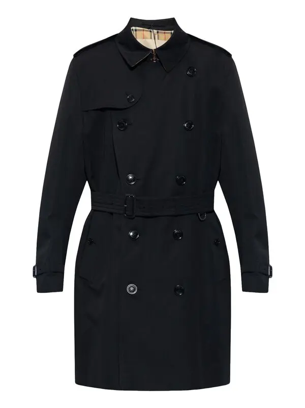 Burberry Cotton Trench Coat - Black