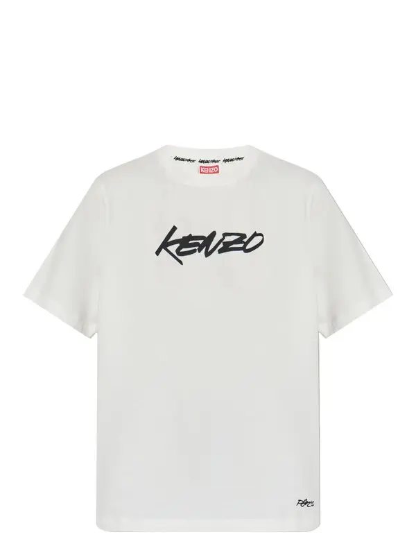 Kenzo Logo-print Cotton Jersey T-shirt - White
