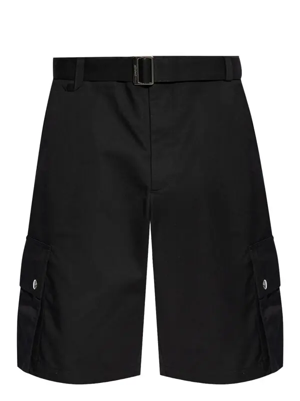 Jacquemus Pocketed Cotton-linen Shorts - Black