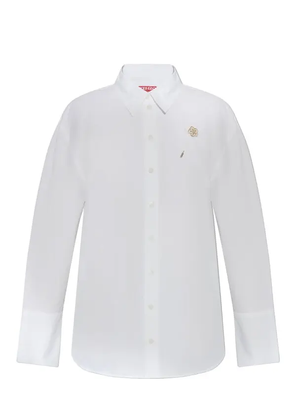 Kenzo Shirt With Pin - White