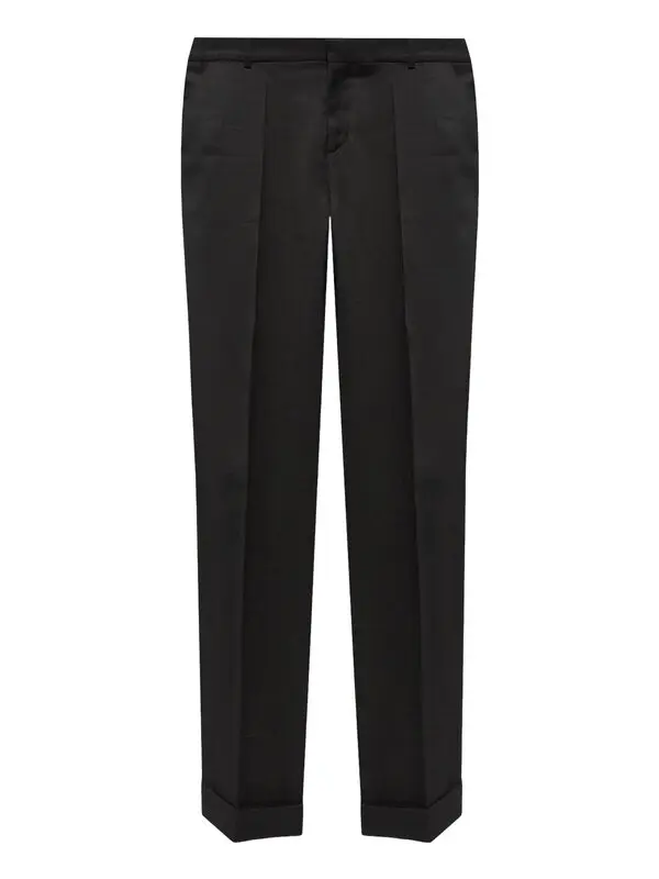 Balmain Pleat-front Trousers - Black