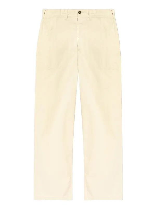 MAISON MARGIELA High-waisted Wide-leg Trousers - Cream