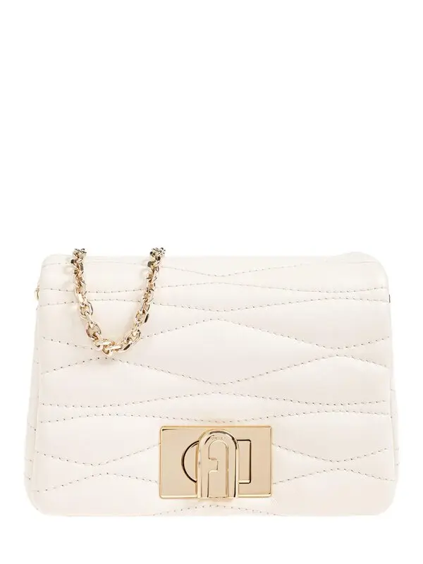Furla 1927 Mini Shoulder Bag - Cream