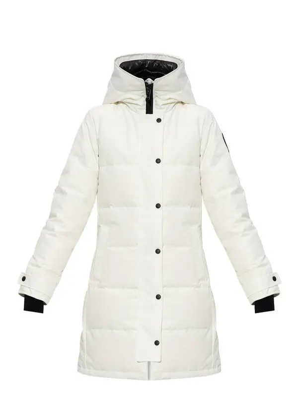 Canada Goose Shelburne Hooded Down Jacket - White