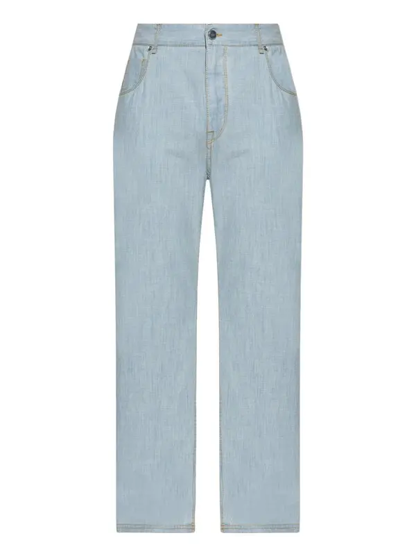 Fendi Straight-leg Jeans - Blue