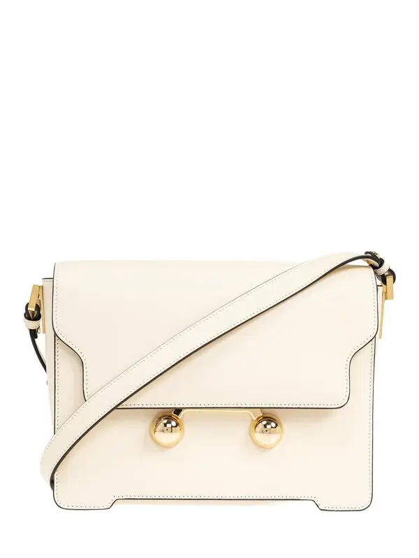 Marni Trunkaroo Medium Shoulder Bag - Cream