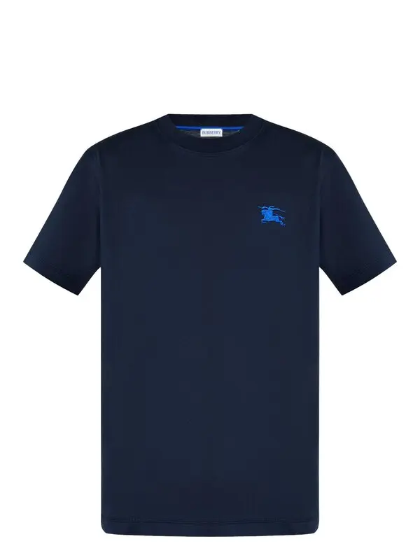 Burberry T-shirt Logo - Navy Blue