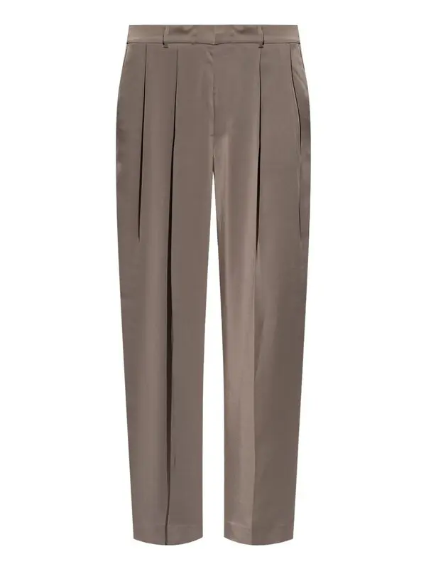 Michael Kors Wide-leg Trousers - Brown