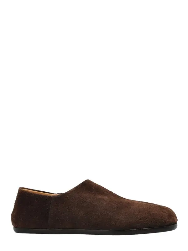 MAISON MARGIELA Leather Loafers With Split Front - Brown