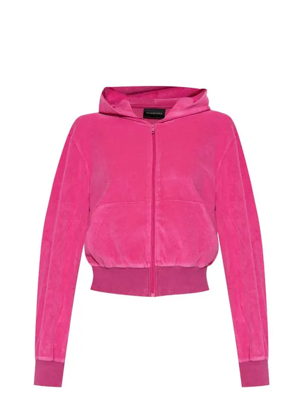 Balenciaga Hooded Sweatshirt - Pink