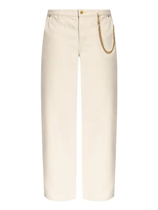 Michael Kors Wide-leg Jeans - Cream