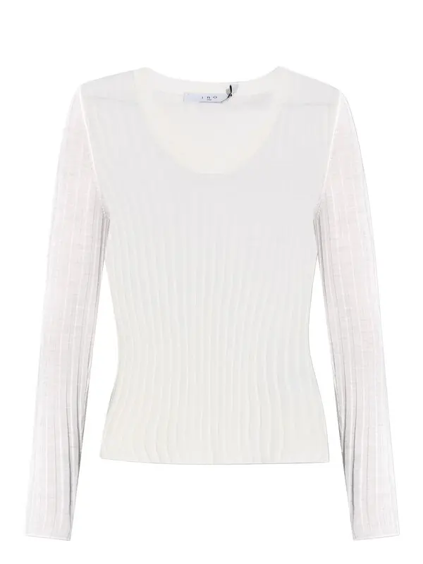 IRO PARIS Hattie Wool Top - White