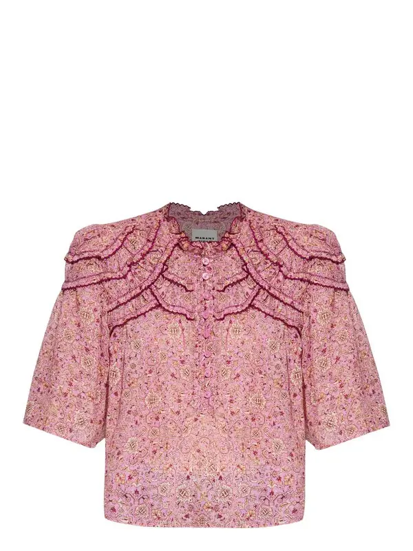 MARANT ETOILE Carmen Top By - Pink