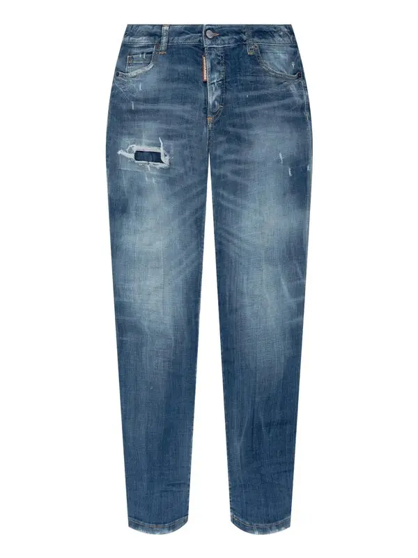 Dsquared2 Jennifer Mid-rise Skinny Jeans - Blue