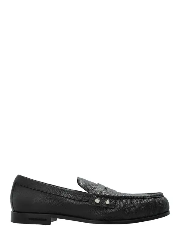 Dsquared2 Leather Loafers - Black