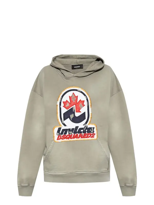 Dsquared2 Cotton Logo Sweatshirt - Grey