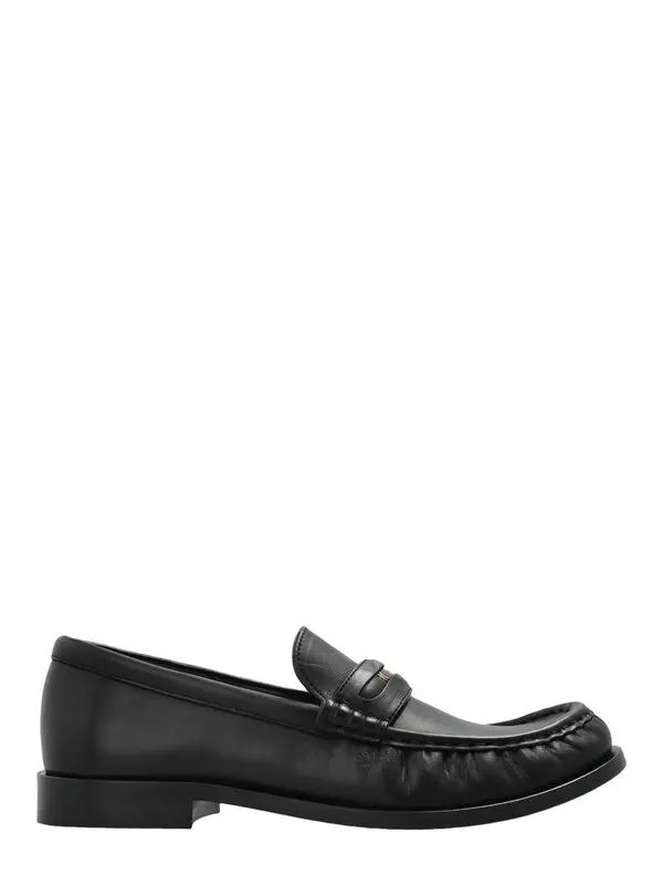 Burberry Cadet Leather Loafers - Black