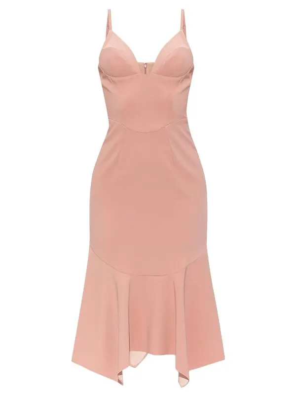 Dsquared2 Spaghetti Strap Midi Dress - Pink