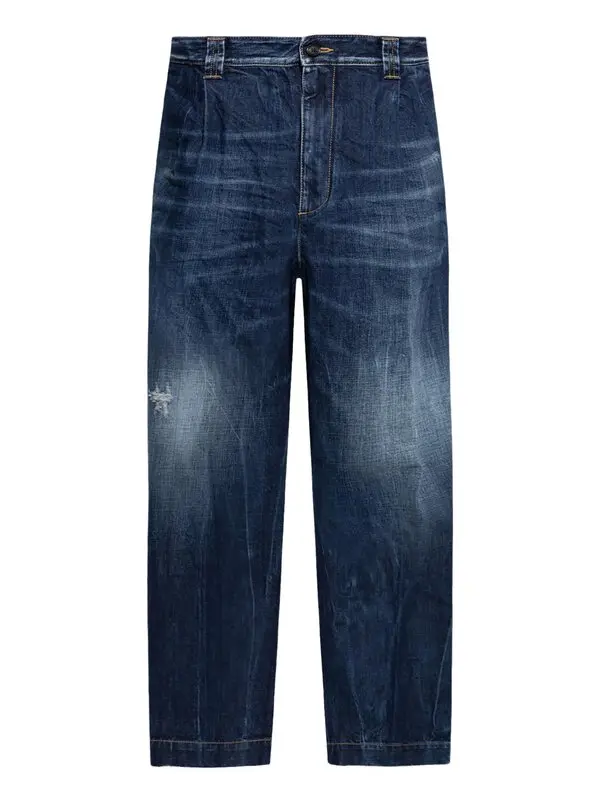 Dsquared2 Be Cool Be Nice' Loose Fit Jeans - Navy Blue
