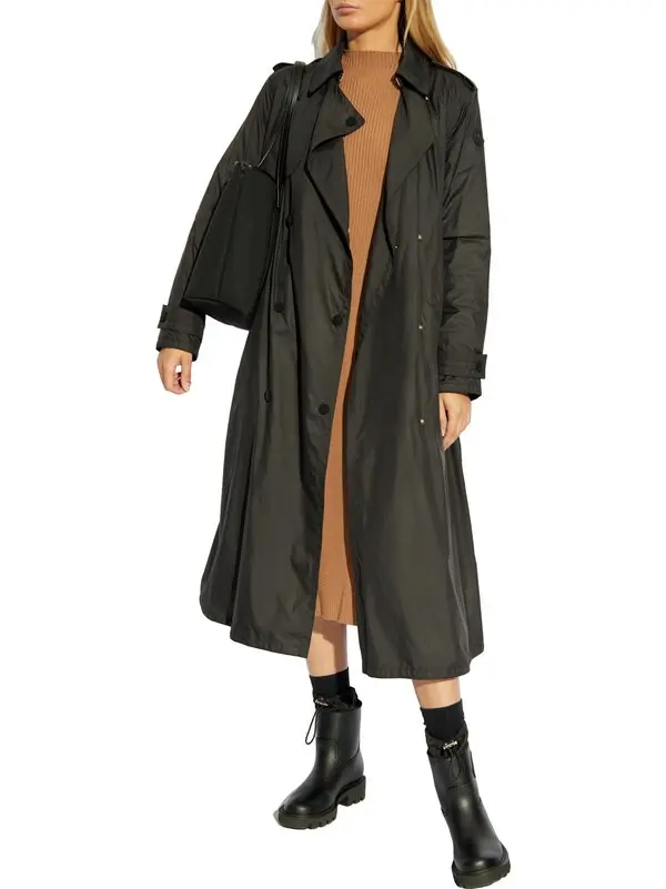 Moncler Barbantane Trench Coat - Black