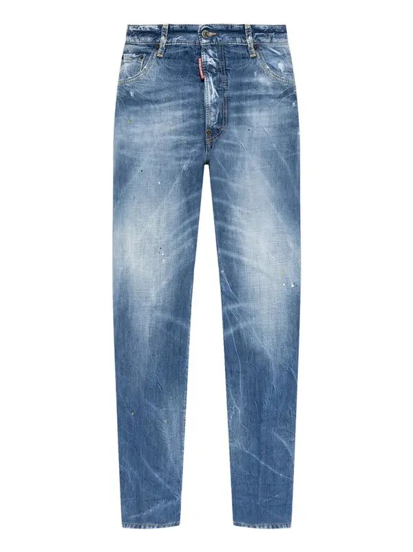 Dsquared2 642" Carrot Fit Jeans - Blue