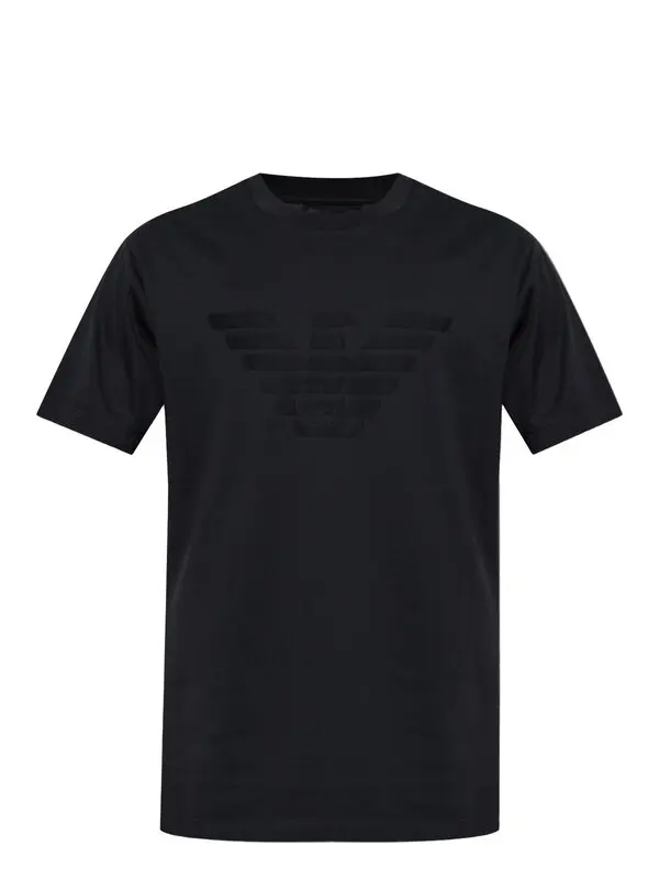 Emporio Armani T-shirt With Logo - Black
