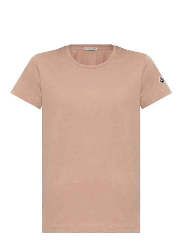 Moncler Cotton T-shirt - Pink