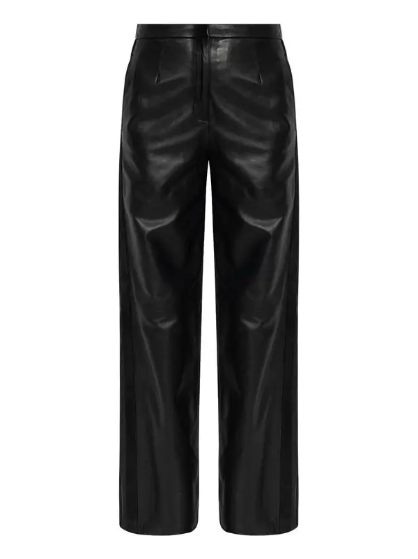 IRO PARIS Uleth Leather Trousers - Black