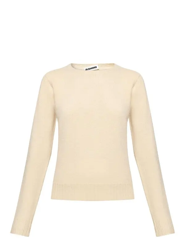 JIL SANDER Wool Sweater - Cream
