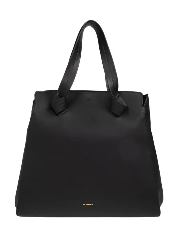 JIL SANDER Knot Tote Medium - Black