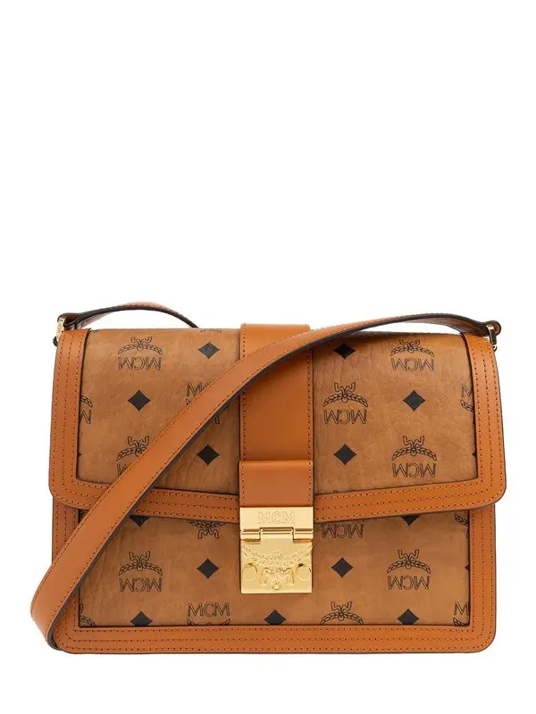 Mcm Tracy Shoulder Bag - Brown