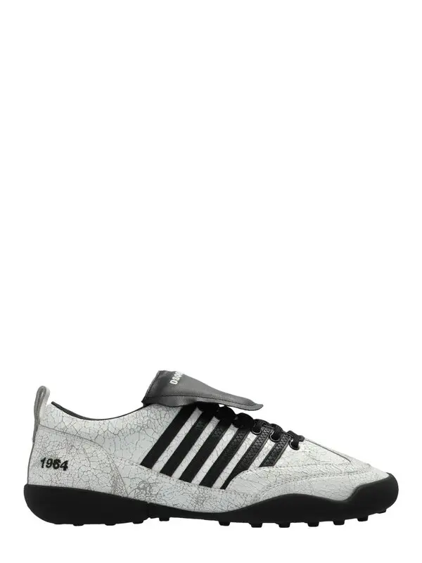 Dsquared2 Soccer Leather Sneakers - White