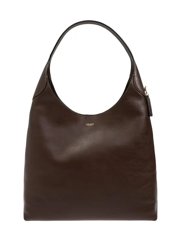 COACH Shoulder Bag With Snap-closure Pocket - Brown